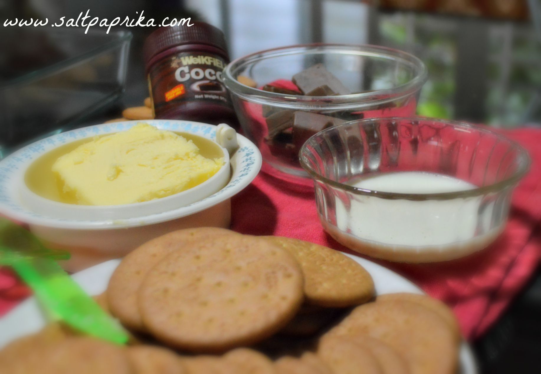 No Bake Biscuit Pudding