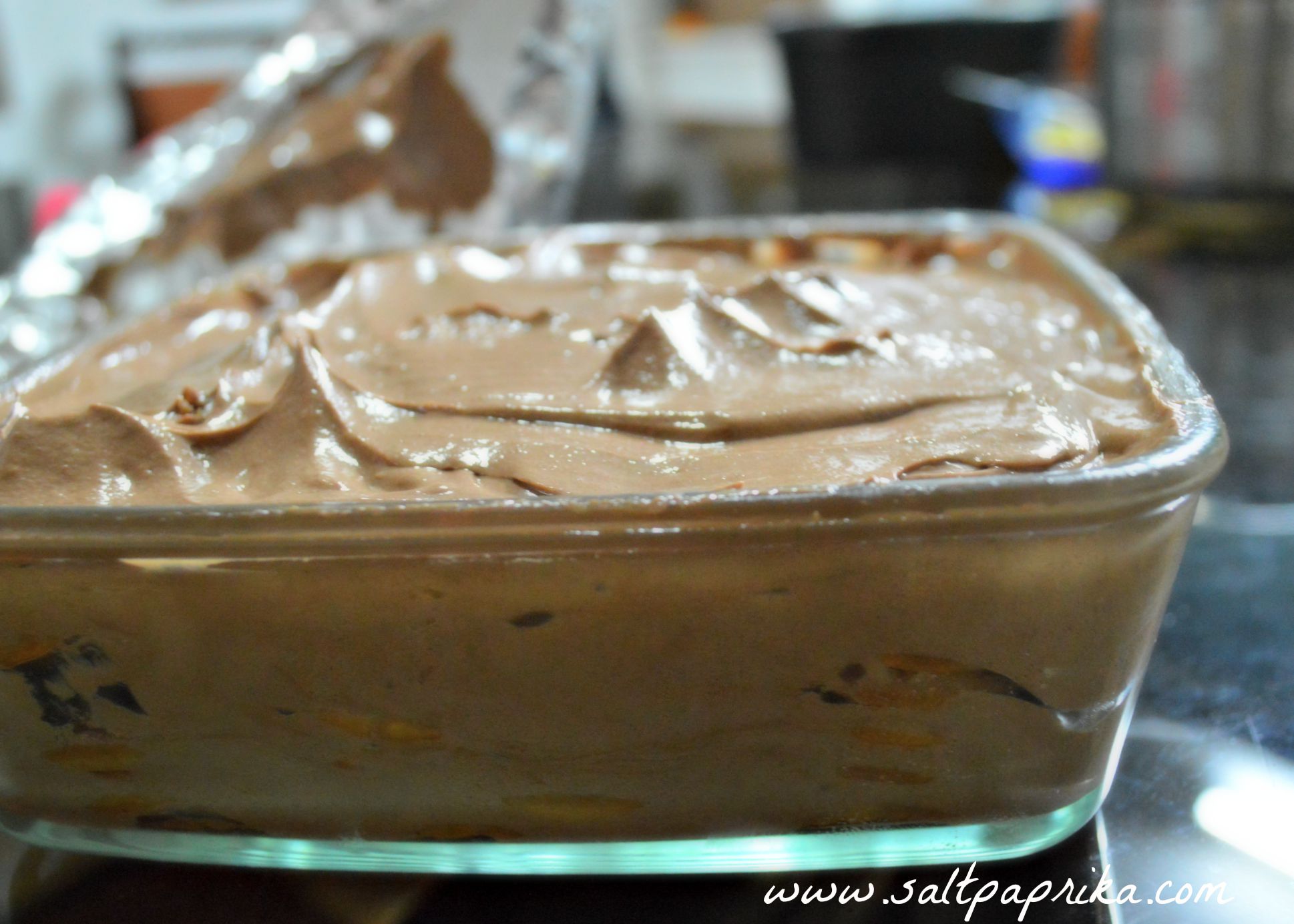 No Bake Biscuit Pudding