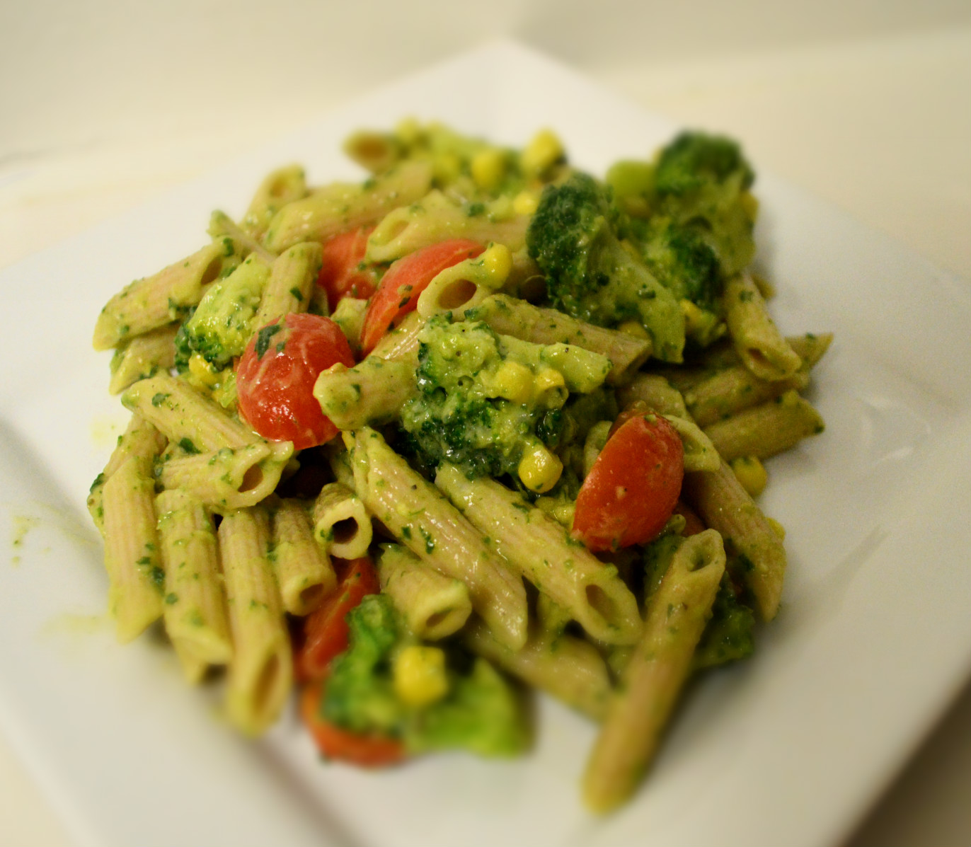 Pasta in Avocado Sauce